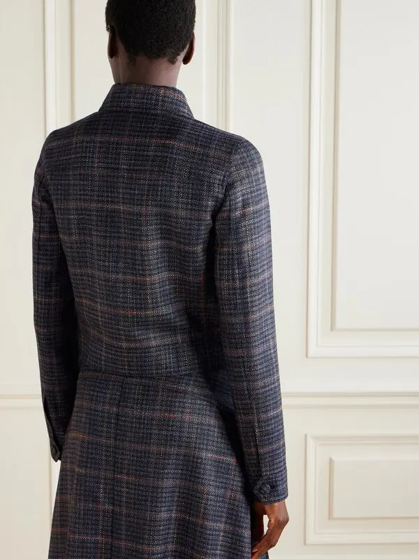 Gabriela Hearst Thereza Prince Of Wales Jacket - Gray