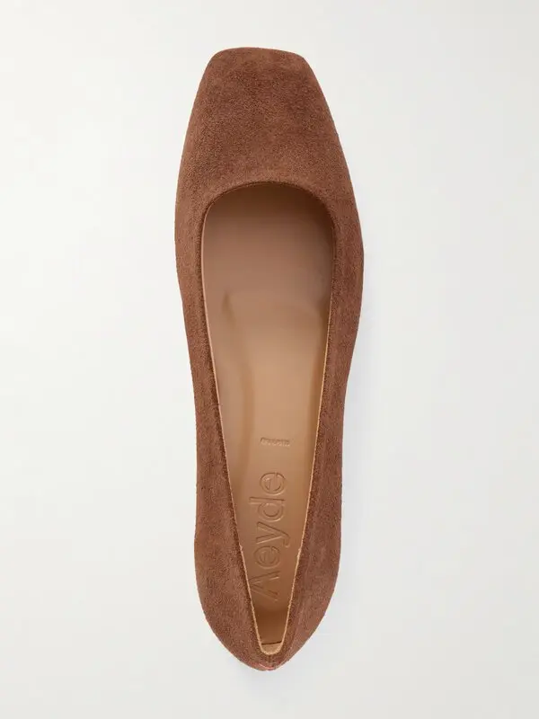 AeydĒ Ida Suede Ballet Flats