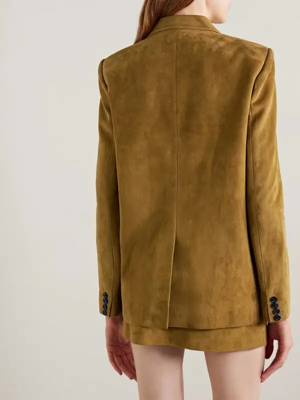 Khaite Saraphina Suede Jacket