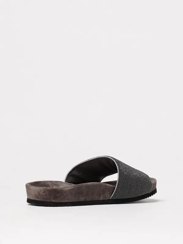 Brunello Cucinelli Embellished Flat Sandals