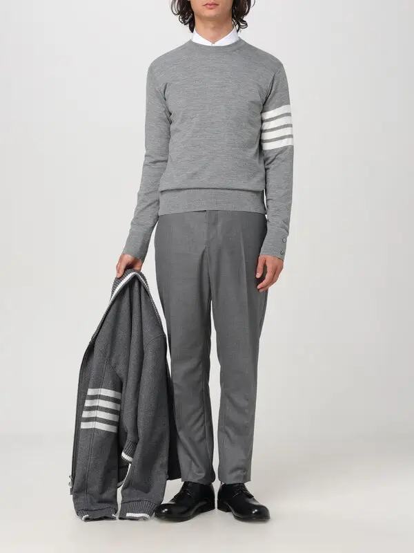 Thom Browne Pullover With Signature Striping