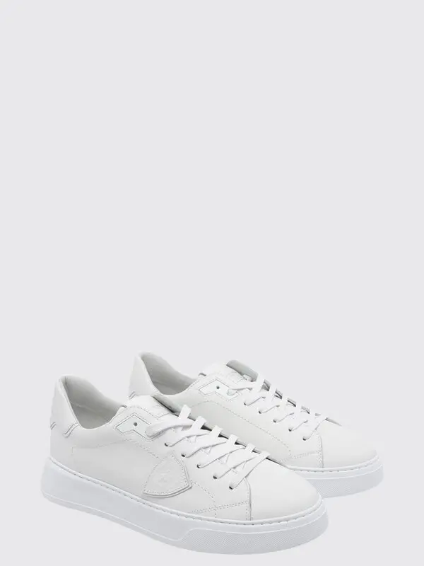 Philippe Model Temple Low Smooth Calfskin Sneakers