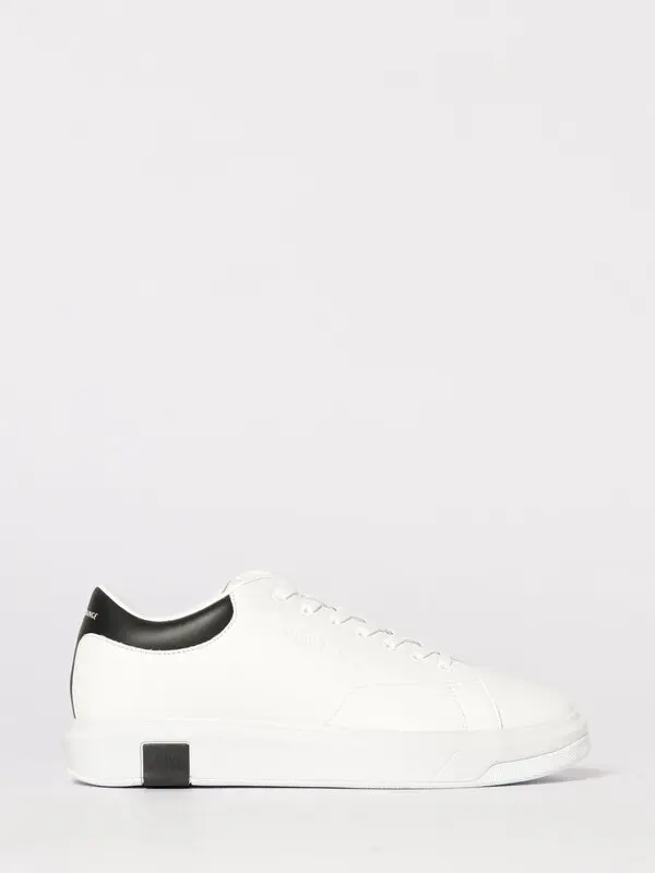 Armani Exchange Lace Up Sneakers - Black
