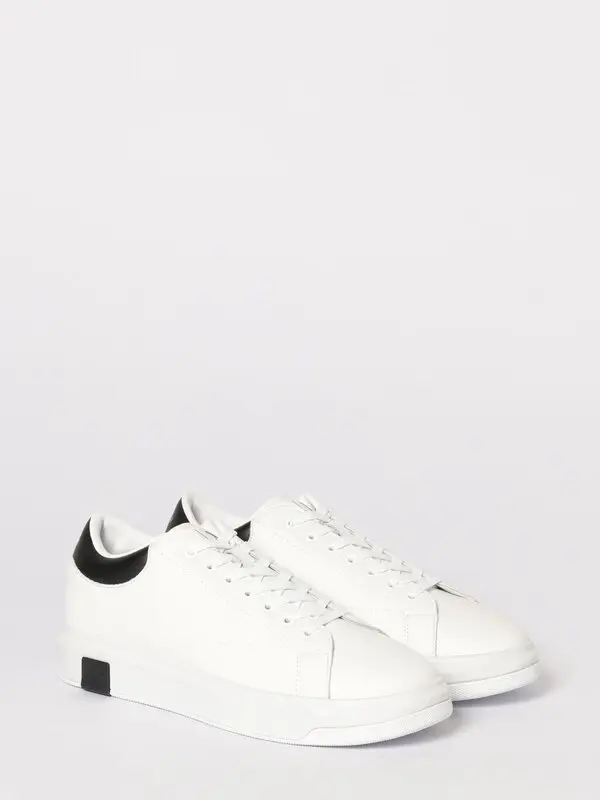 Armani Exchange Lace Up Sneakers - Black