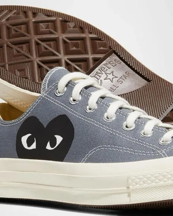 Comme Des Garçons X Converse Chuck Taylor Low-top Sneakers - Gray