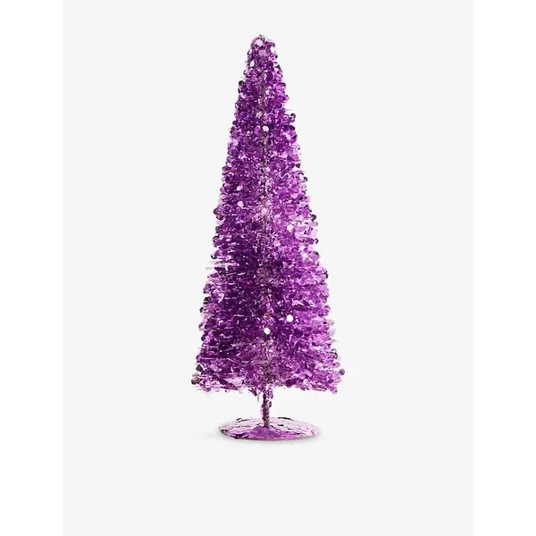 SELFRIDGES EDIT Sequin Christmas Tree Ornament