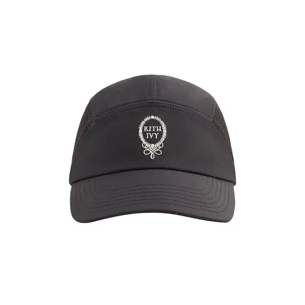 Kith Ivy For Wilson Woven Camp Cap - Black