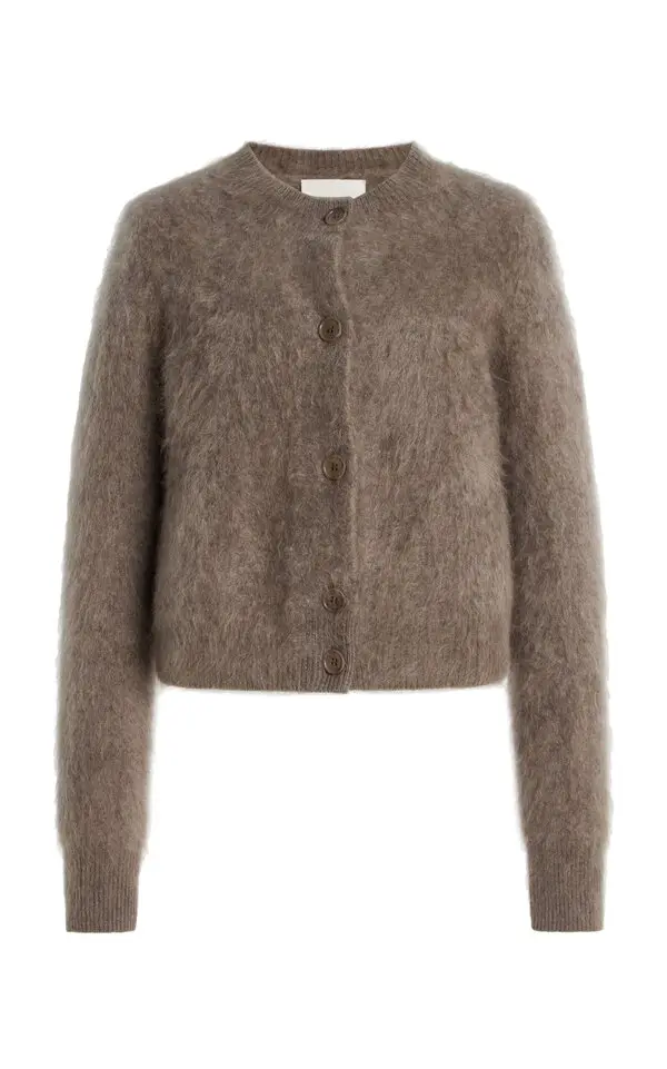 LISA YANG Azalea Cashmere Cardigan - Neutral