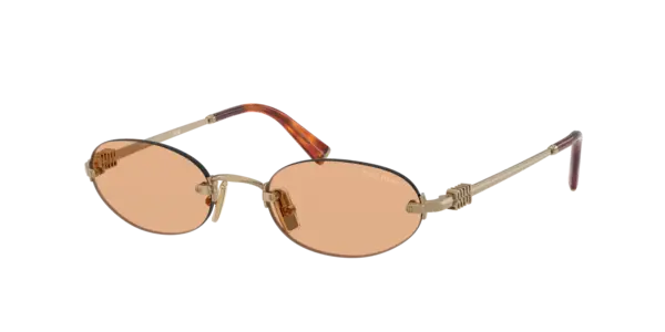 Miu Miu Rimless Sunglasses - Orange