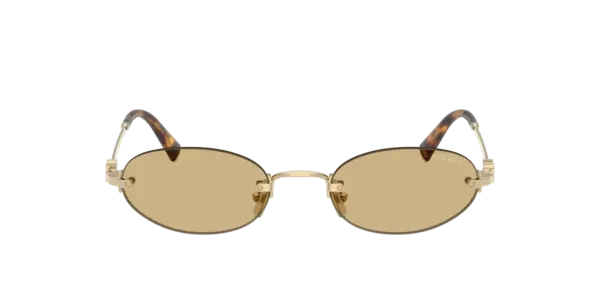 Miu Miu Rimless Sunglasses - Yellow