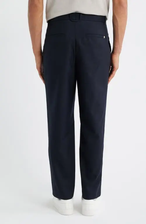 BOSS Virgin Wool Straight-leg Pants
