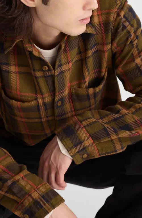 Madewell Plaid Midweight Flannel Button-up Shirt
