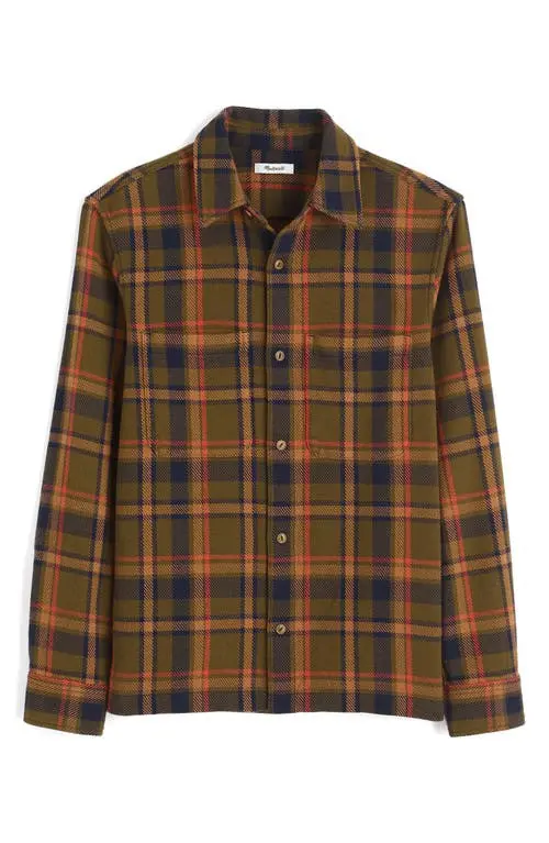 Madewell Plaid Midweight Flannel Button-up Shirt