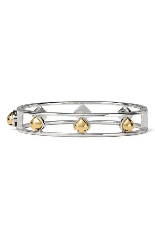 Kate Spade New York Spade Cutout Bangle - Silver/gold