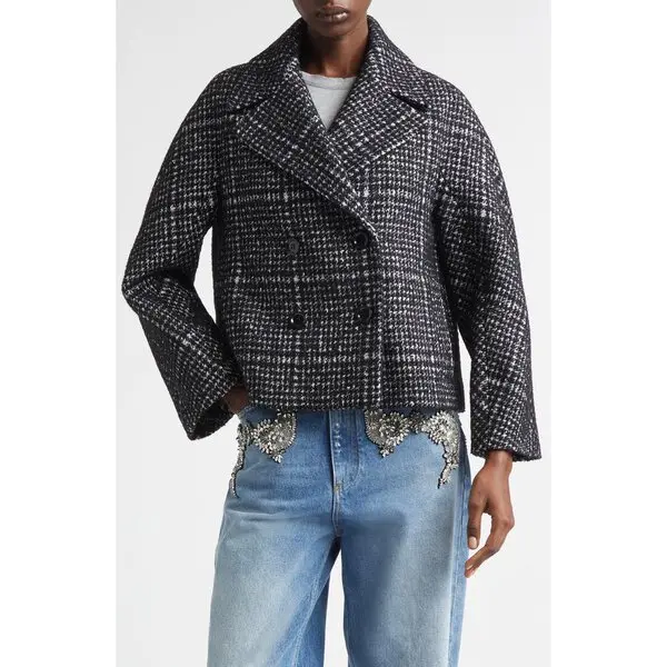 Dolce & Gabbana Plaid Crop Jacket