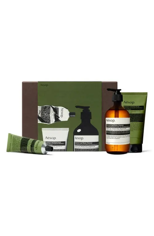 Aesop Geranium Leaf Trio Set $148 Value - No Color