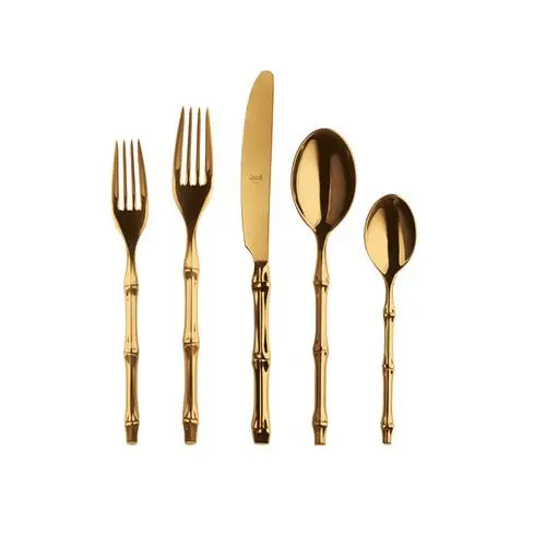 MEPRA Bali Flatware Set5 Pieces - Gold