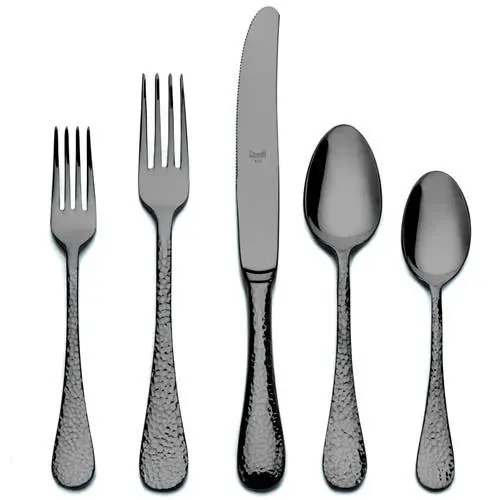 MEPRA Epoque Flatware Set20 Pieces - Black Gold