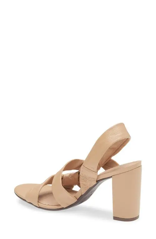 KOKO + PALENKI Brandy Slingback Sandal - Beige Leather