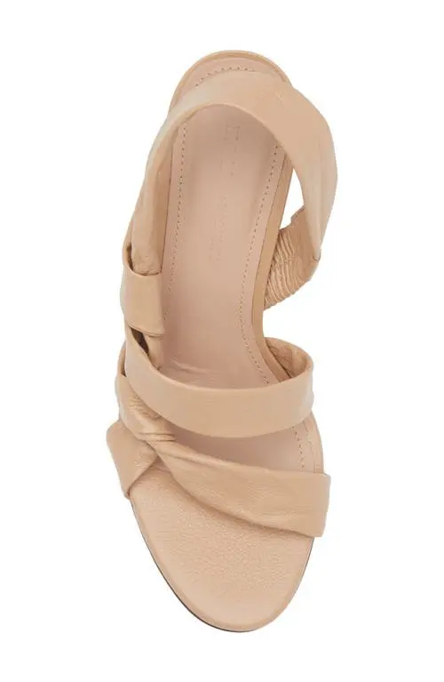 KOKO + PALENKI Brandy Slingback Sandal - Beige Leather