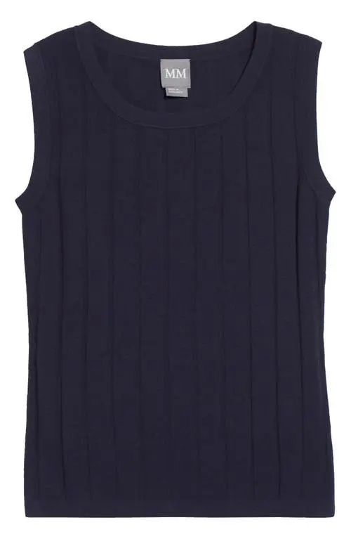 MM BY MAX MARA Valido Rib Knit Sleeveless Top