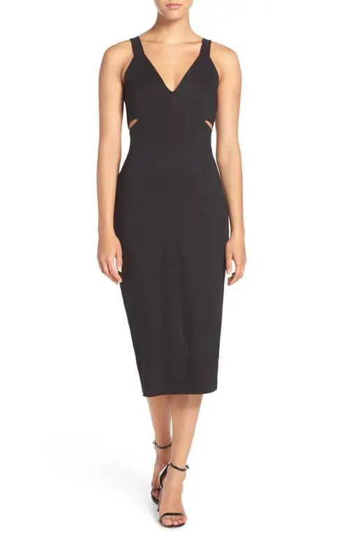 Fraiche By J Cutout Midi Dress
