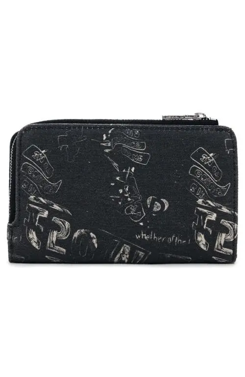 Desigual Mixed Media Continental Wallet