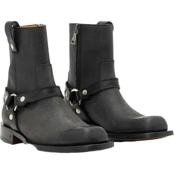 John Varvatos Broome Harness Boots - Black