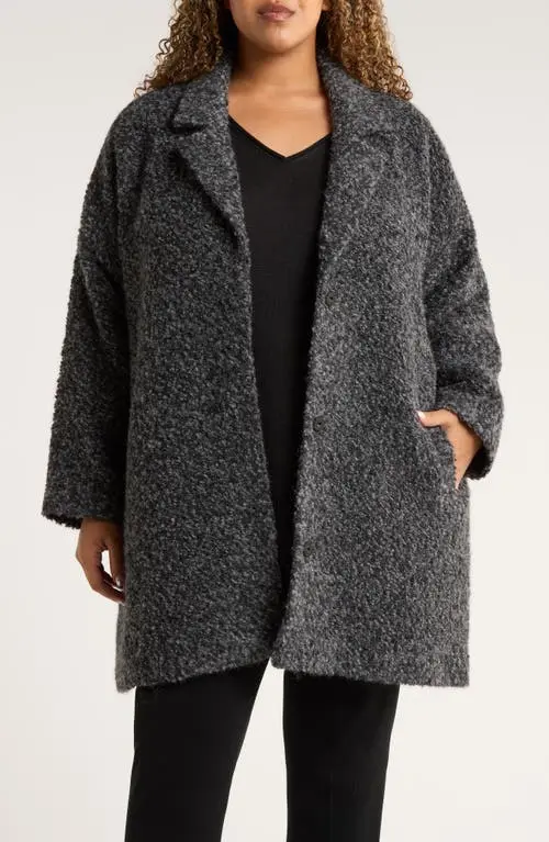 Eileen Fisher Notch Collar Long Coat - Chash