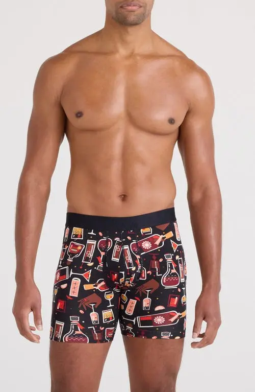 SAXX Droptemp™ Cooling Cotton Boxer Briefs - Host W The Most-black