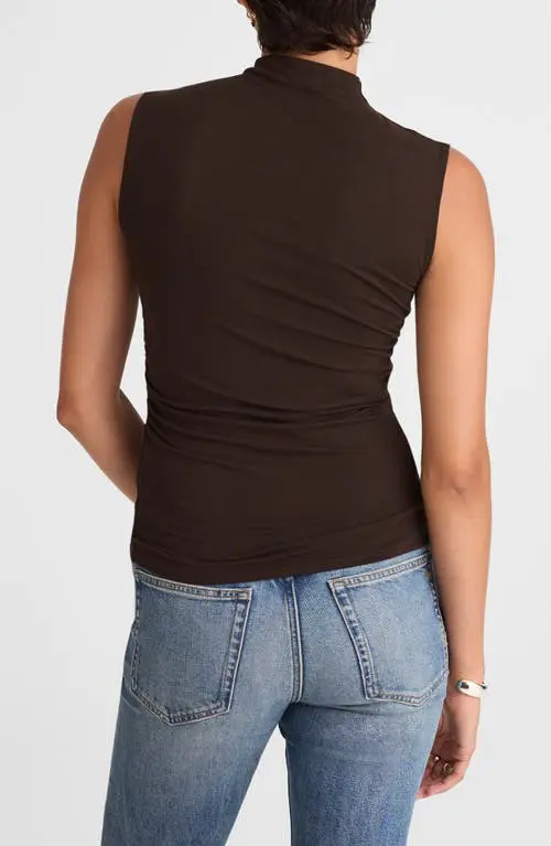 Madewell Sleeveless Mock Neck Top