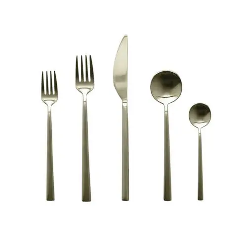 MEPRA Movida Flatware Set20 Pieces - Ice Champagne