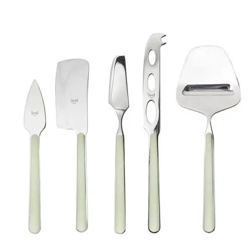 MEPRA Fantasia Cheese Knives5 Pieces - Sage