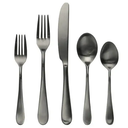 MEPRA Natura Flatware Set20 Pieces - Ice Black Gold