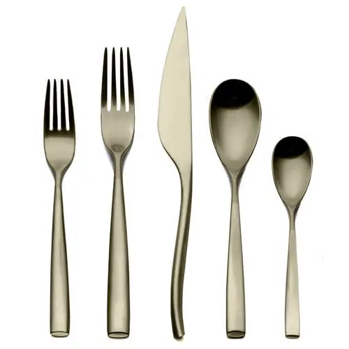 MEPRA Arte Flatware Set5 Pieces - Ice Champagne