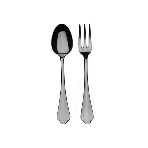 MEPRA Dolce Vita Serving Set2 Pieces - Black Gold