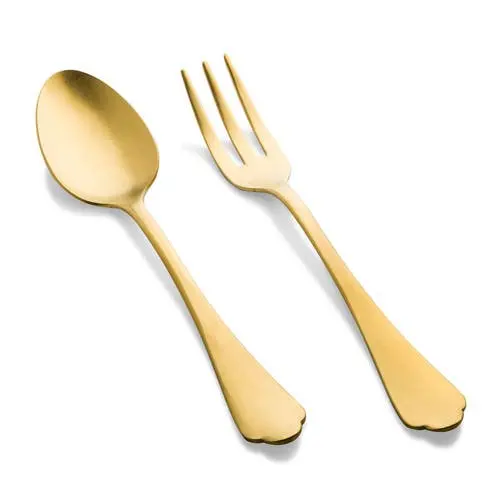 MEPRA Dolce Vita Serving Set2 Pieces - Pewter Gold