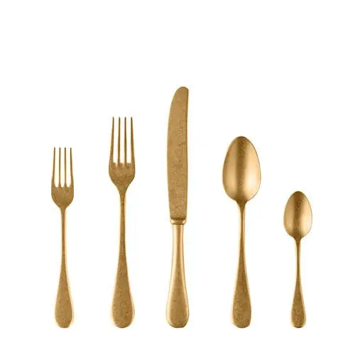 MEPRA Vintage Flatware Set20 Pieces - Gold