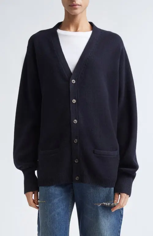 MAISON MARGIELA Cashmere V-neck Cardigan