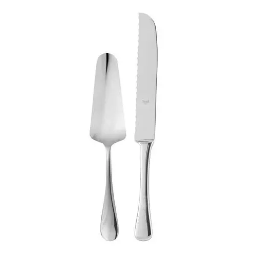 MEPRA Brescia Cake Set2 Pieces - Silver