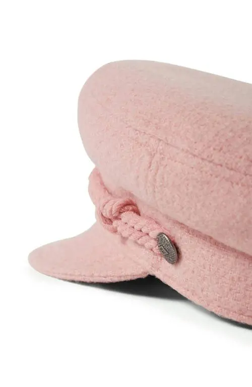 Brixton Kayla Bouclé Cap - Soft Pink Boucle
