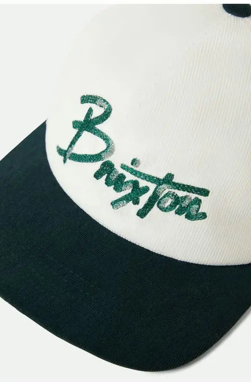 Brixton Corduroy Mp Snapback Baseball Cap