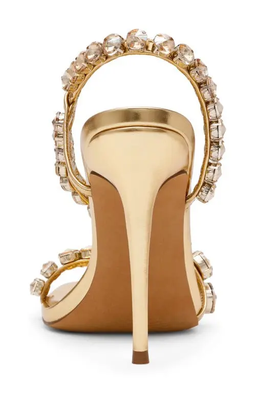 Steve Madden Slingback Sandal With Rhinestone Embellishments