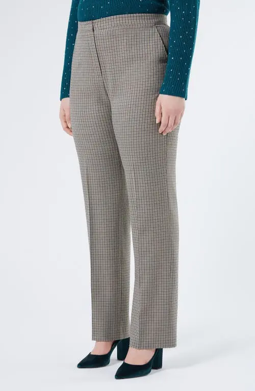 Marina Rinaldi Asburgo Virgin Wool Trousers - Camel