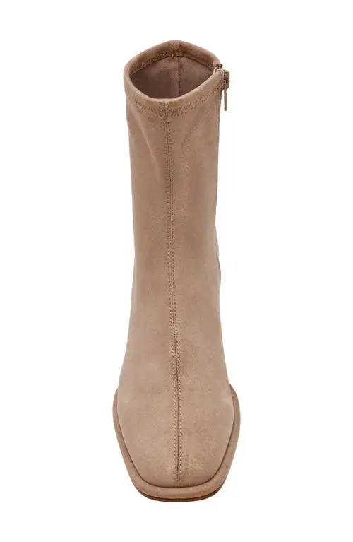 Steve Madden Pammy Block Heel Bootie - Taupe