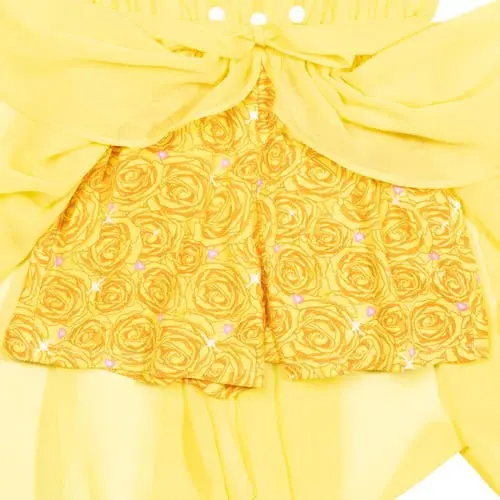 Disney Princess Sleeveless Romper - Princess Belle Yellow Yellow