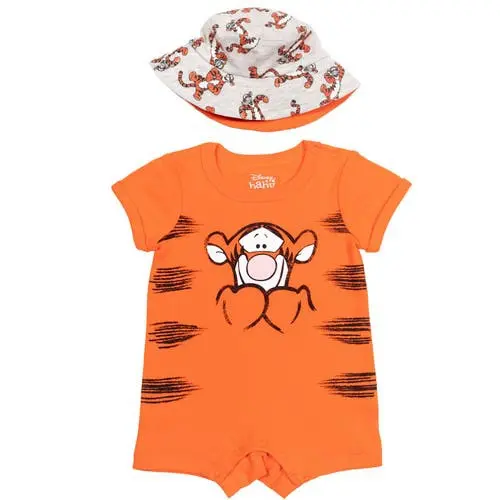 Disney Romper & Sunhat Set - Tigger Orange Orange