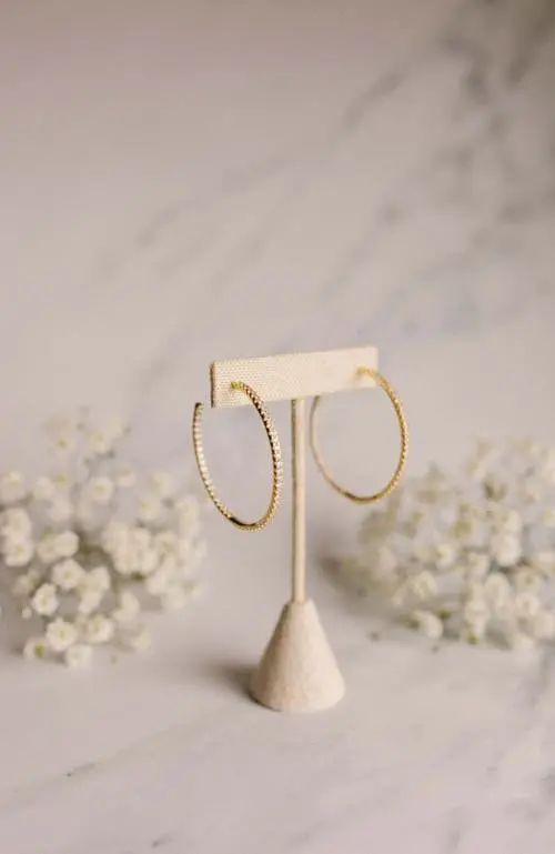UNTAMED PETALS Everyday Glam Hoop Earrings