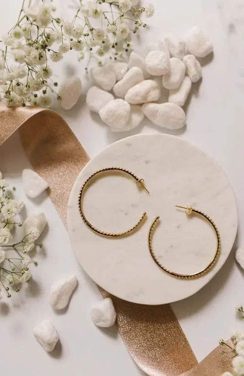 UNTAMED PETALS Everyday Glam Hoop Earrings