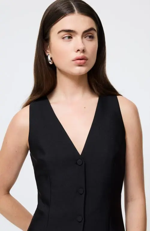 French Connection Taffeta Sleeveless Mini Dress